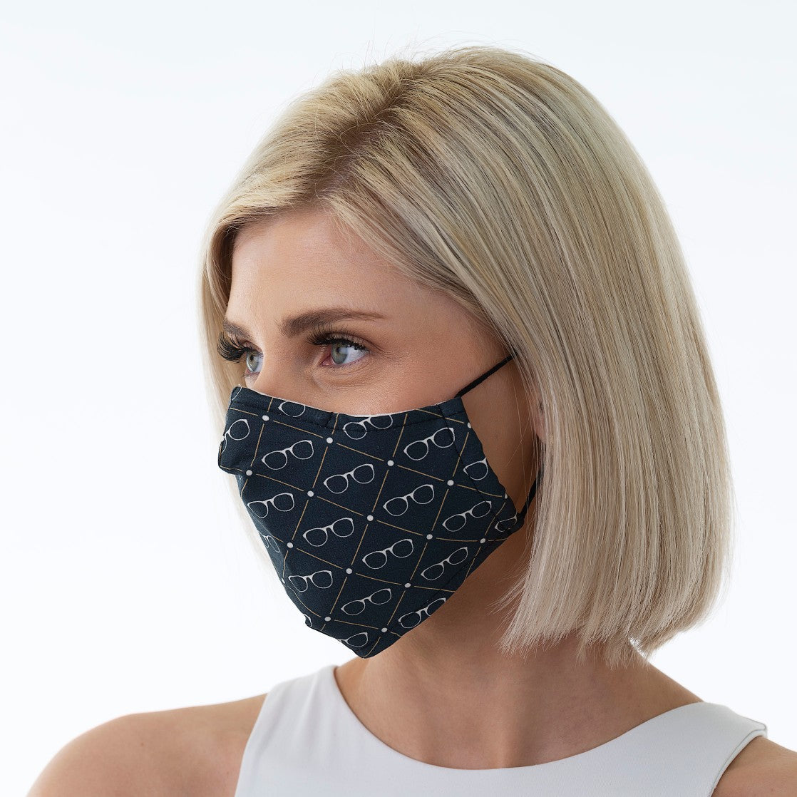 Nerd Glasses - Adults - Reusable Barrier Mask – JESSICA GRAAF