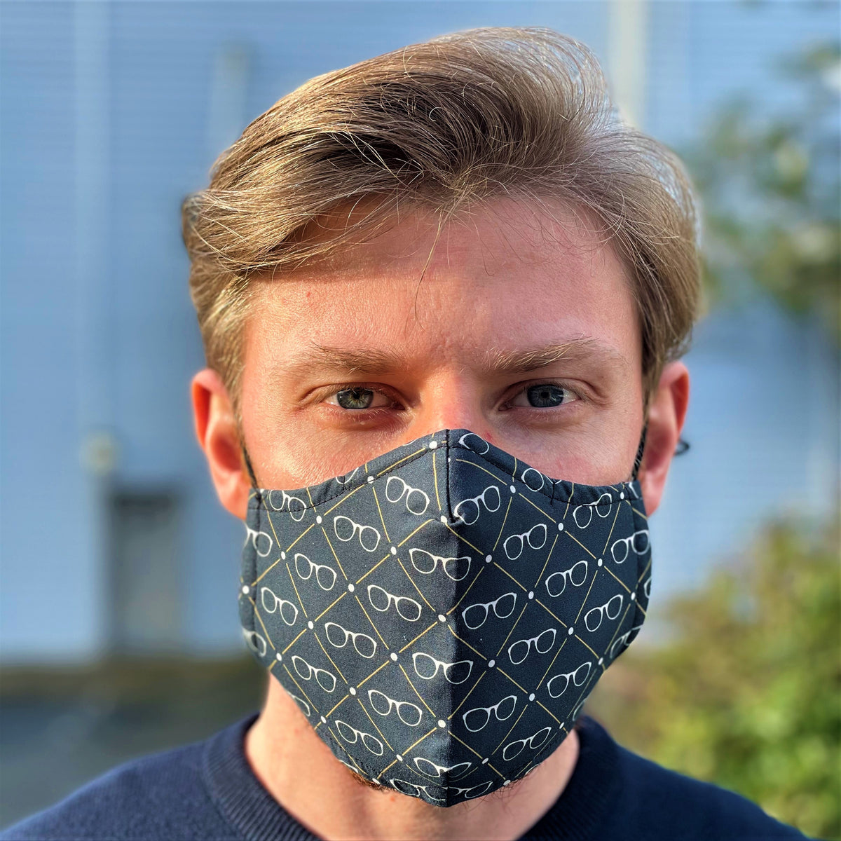 Nerd Glasses - Adults - Reusable Barrier Mask – JESSICA GRAAF